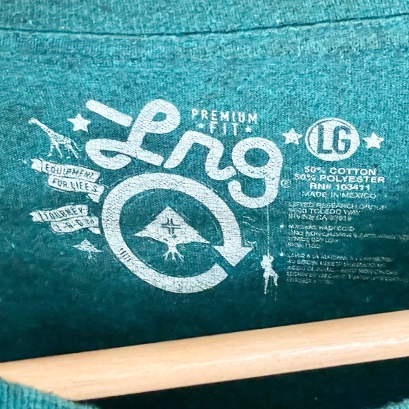 Lrg | Shirts | Lrg Lion Jungle Palm Leaf Graphic Teal T Shirt Mens Size Large | Poshmark